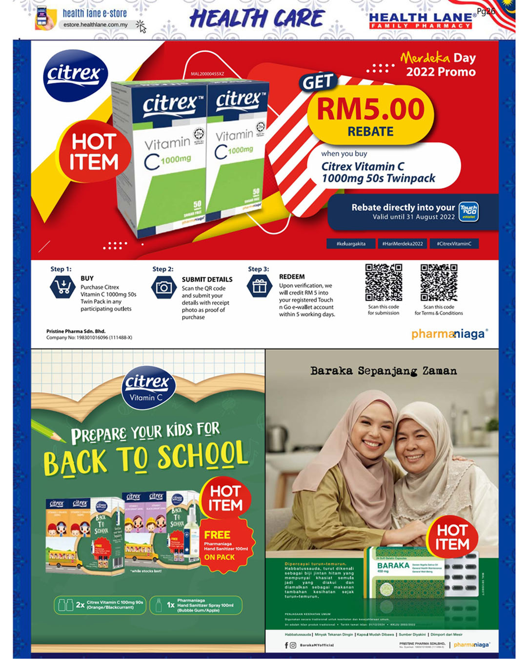 Health Lane Family Pharmacy Merdeka 2022 – One Shamelin Mall