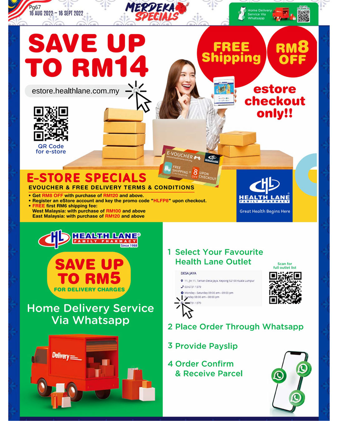 Health Lane Family Pharmacy Merdeka 2022 – One Shamelin Mall