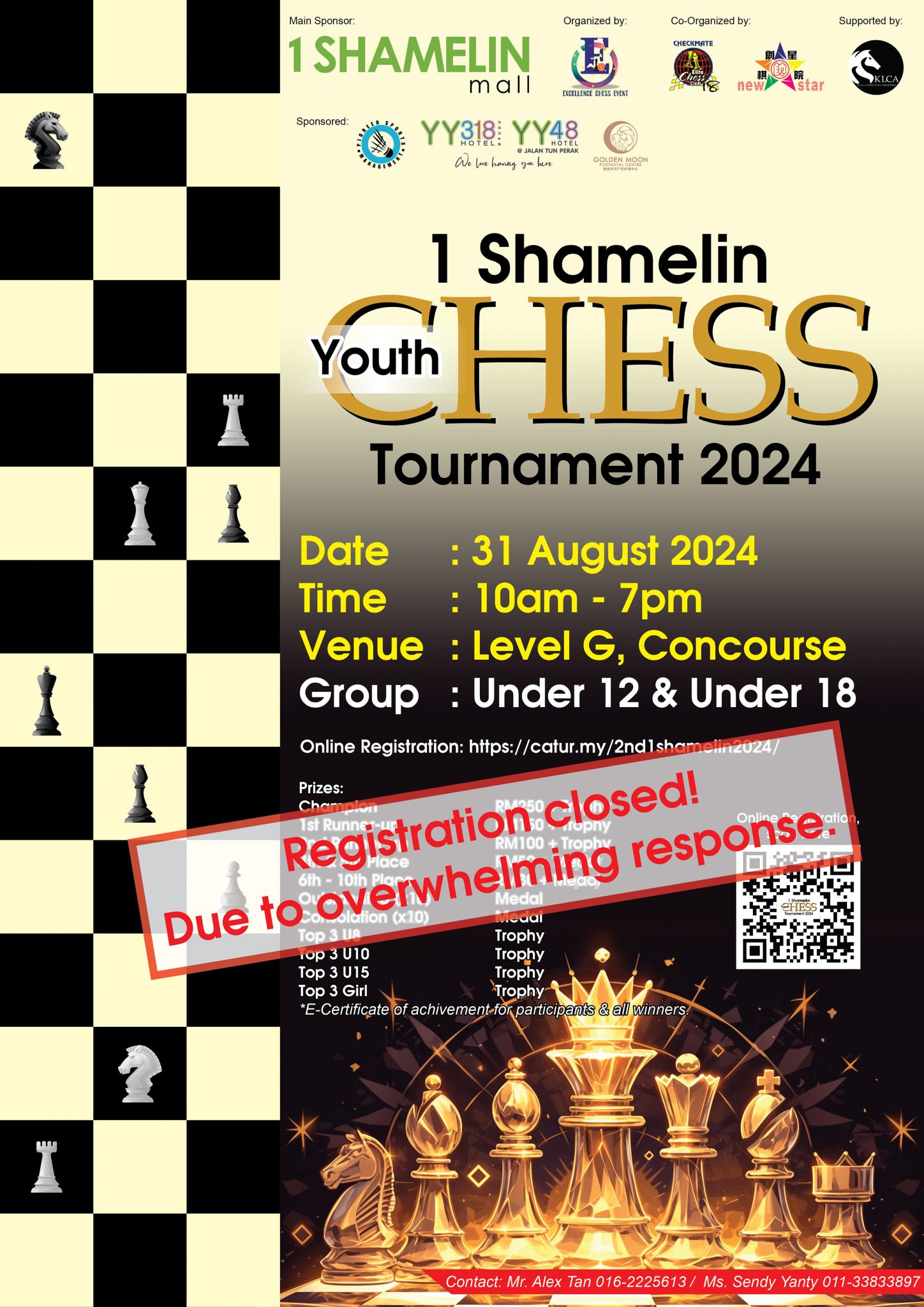 1 Shamelin Youth Chess Tournament 2024 – One Shamelin Mall