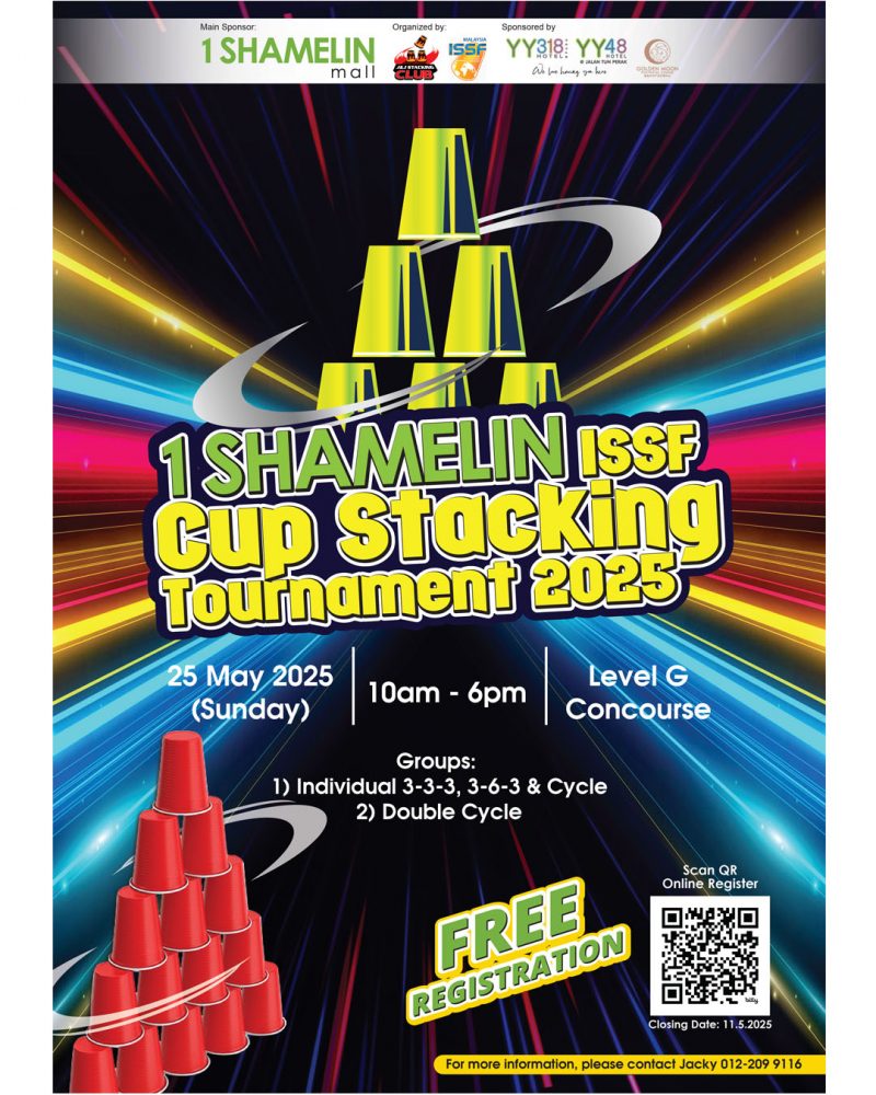 1Shamelin ISSF Cup Stacking Tournament 2025 – One Shamelin Mall