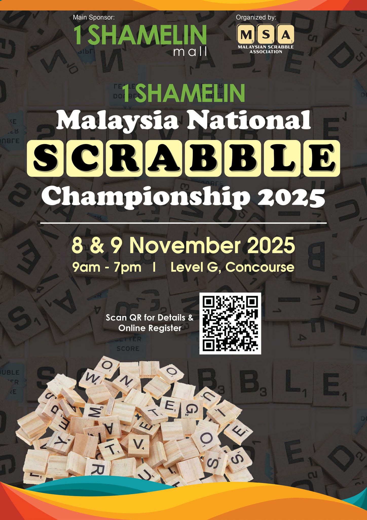 1 Shamelin Malaysia National Scrabble Championship 2025 – One Shamelin Mall